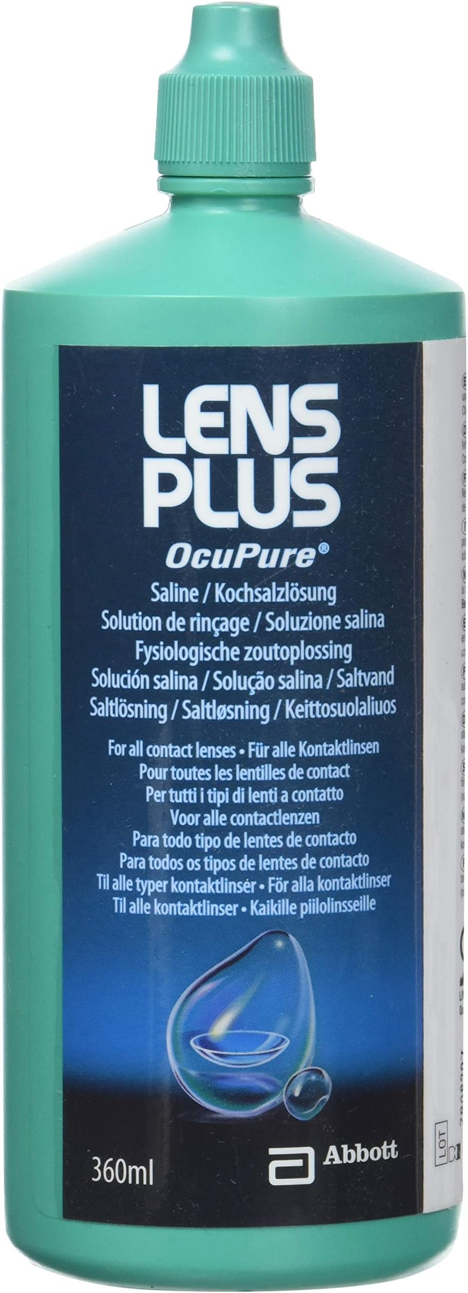 Lens Plus Purite Saline 360ml: Amazon.co.uk: Health & Personal Care