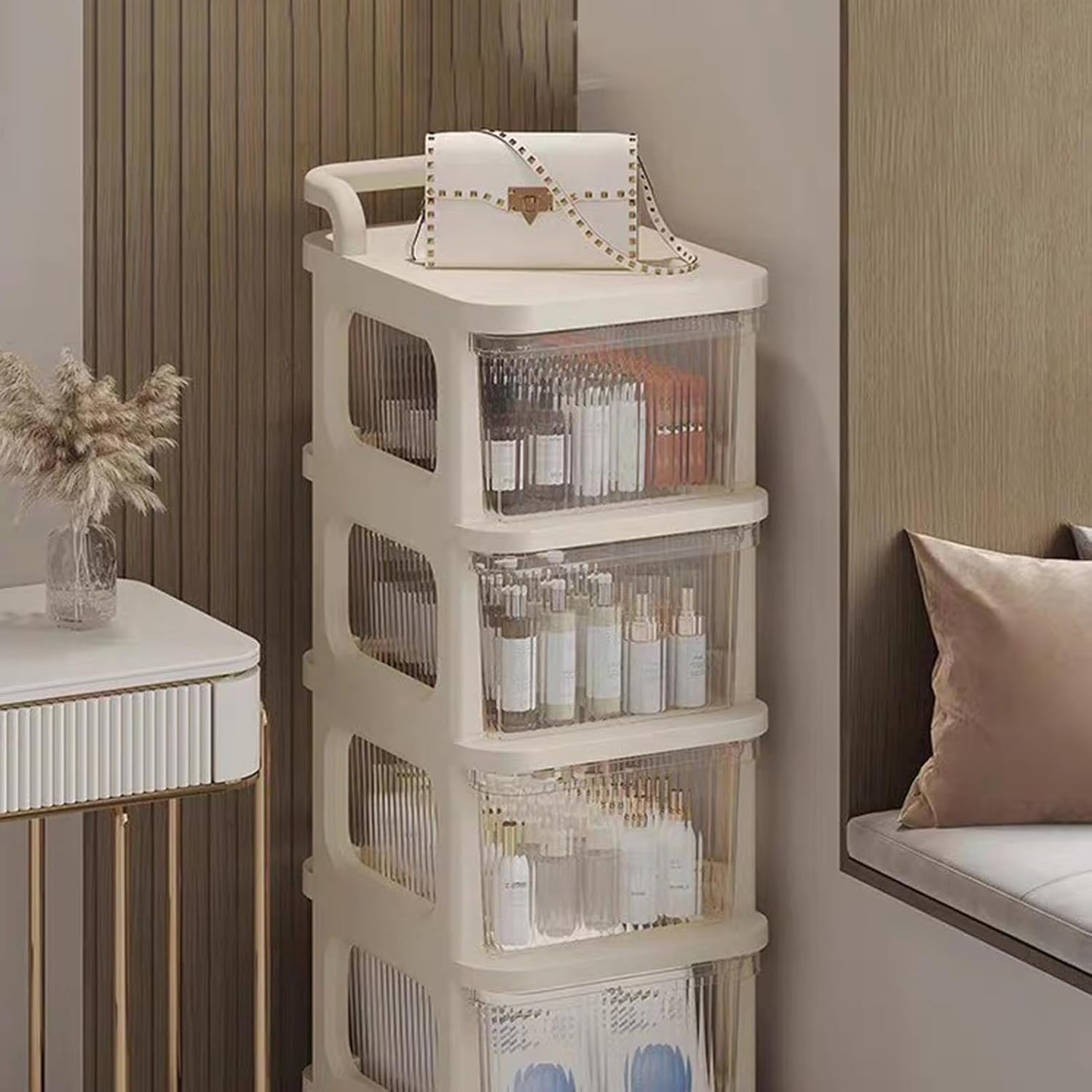 Amazon.com: ﻿ ﻿ Plastic Storage Drawer Cart, Rolling Organization ...