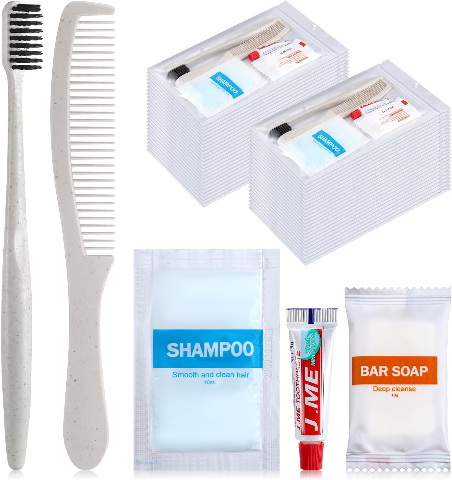 Amazon.com : Hygiene Kit Bundle 5 Piece (Supplies to Make 100 Kits ...