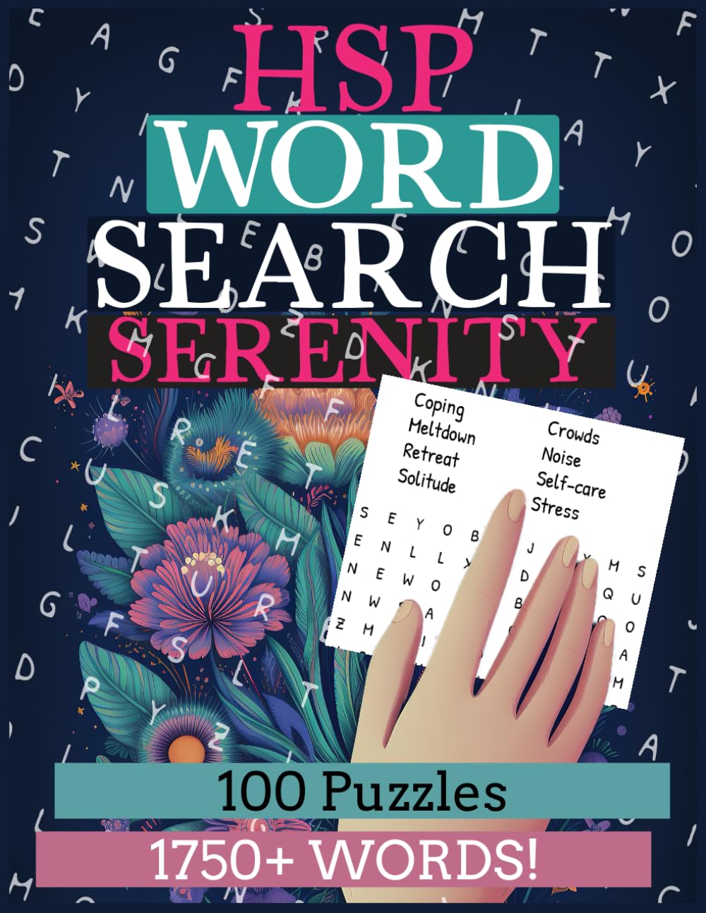 HSP Word Search Book: Word Search Serenity For Highly Sensitive People ...