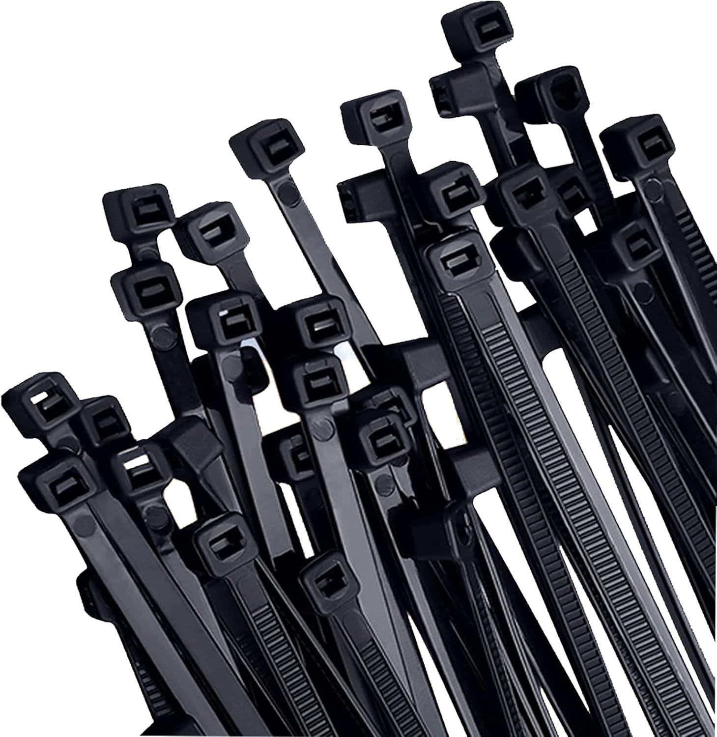 Amazon.com: Zip Ties 15 inch (100 Pack), 80lbs Tensile Strength, Black ...