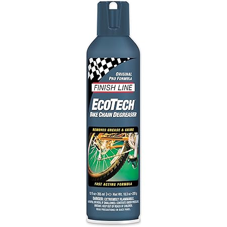 Amazon.com: Finish Line EcoTech Bike Chain Degreaser Aerosol Spray, 12-Ounce