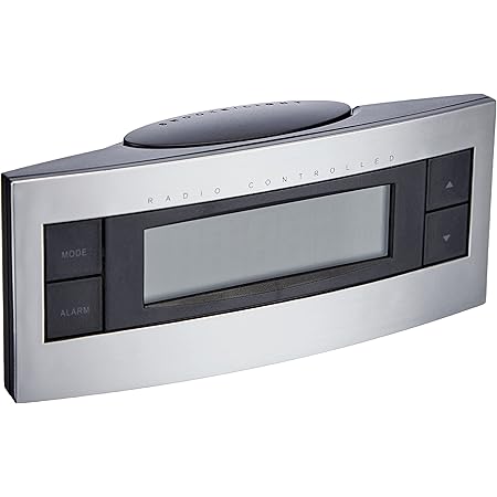 Precision PREC0050 Radio Controlled Alarm Clock, White : Amazon.co.uk ...