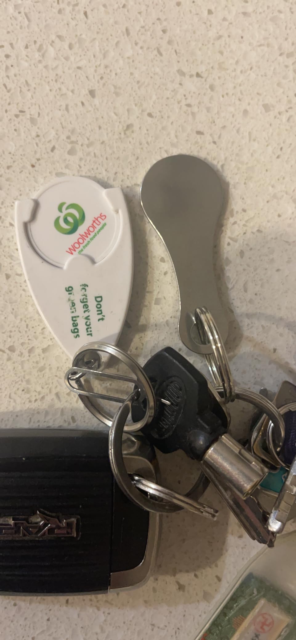 Olakin Shopping Trolley Release Key (3 Pcs), Stainless Steel, for ...