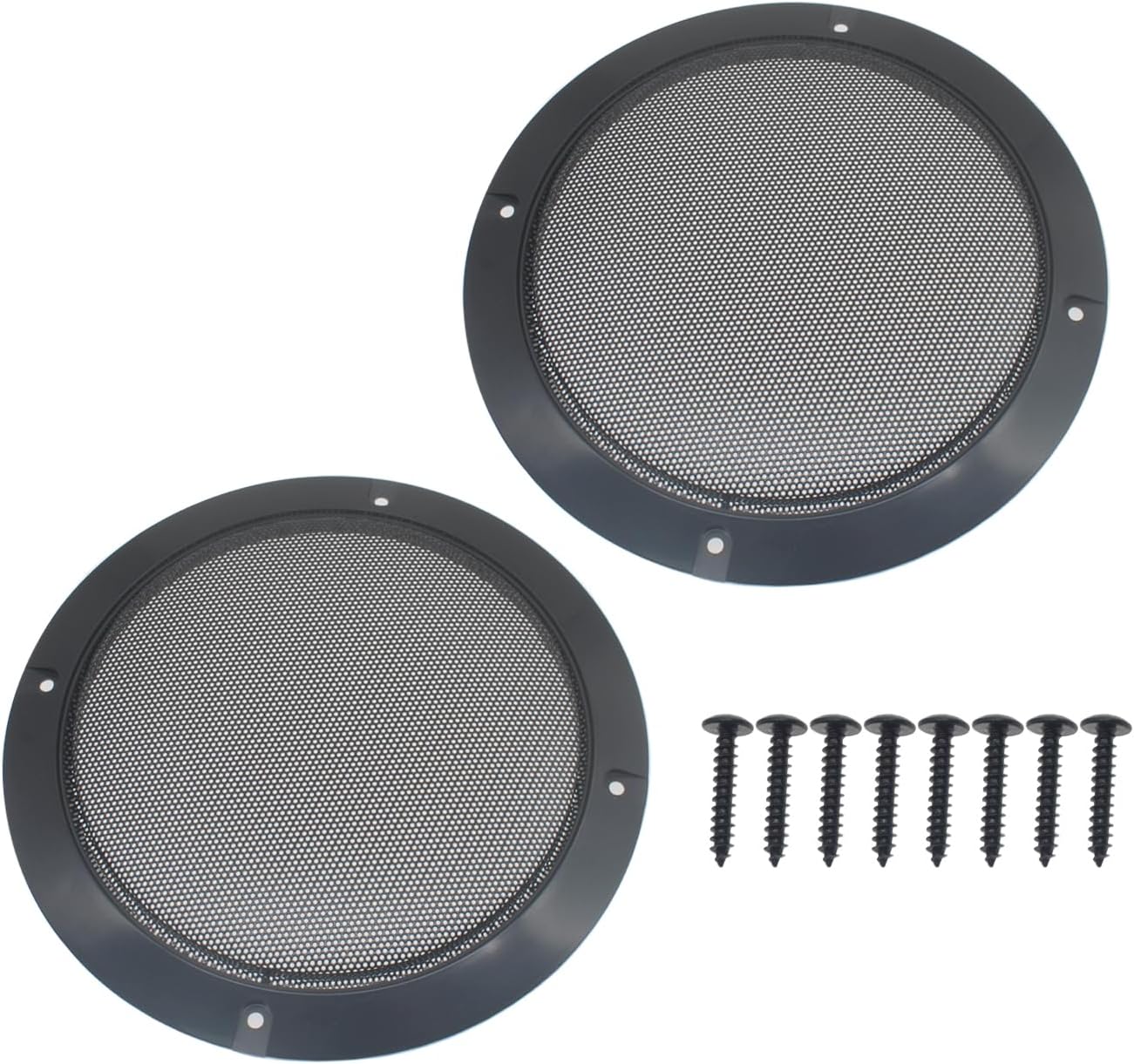 Amazon.com: OZXNO 2 Pcs 8 Inch Metal Mesh Speaker Grills Covers ...