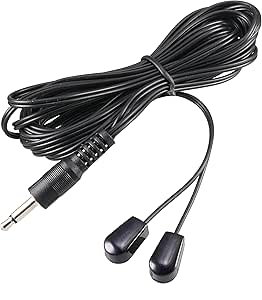 Amazon.com: uxcell IR Infrared Emitter Extension Cable 9.8ft Long 45 ...