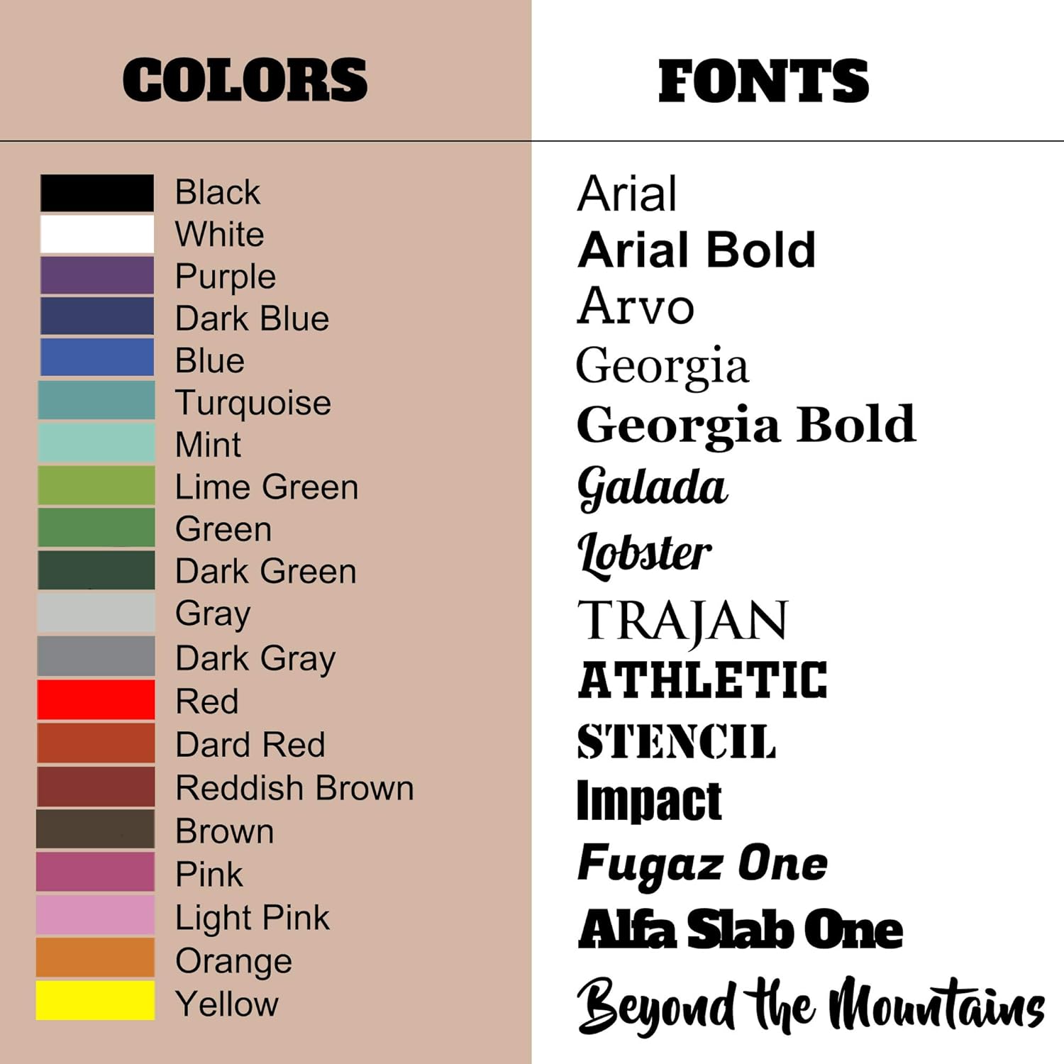 Buy Anley Custom Vinyl Car Decal - Personalized Lettering Stickers ...