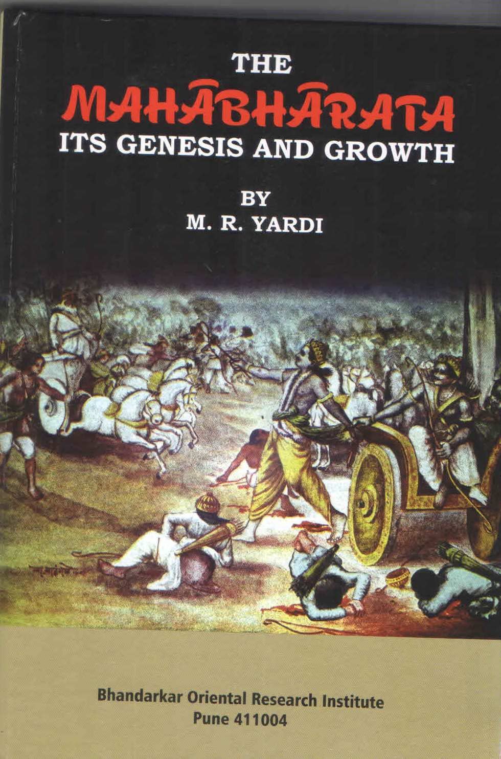The Mahabharata : Its Genesis and Growth - M. R. Yardi | Amazon.com.au ...