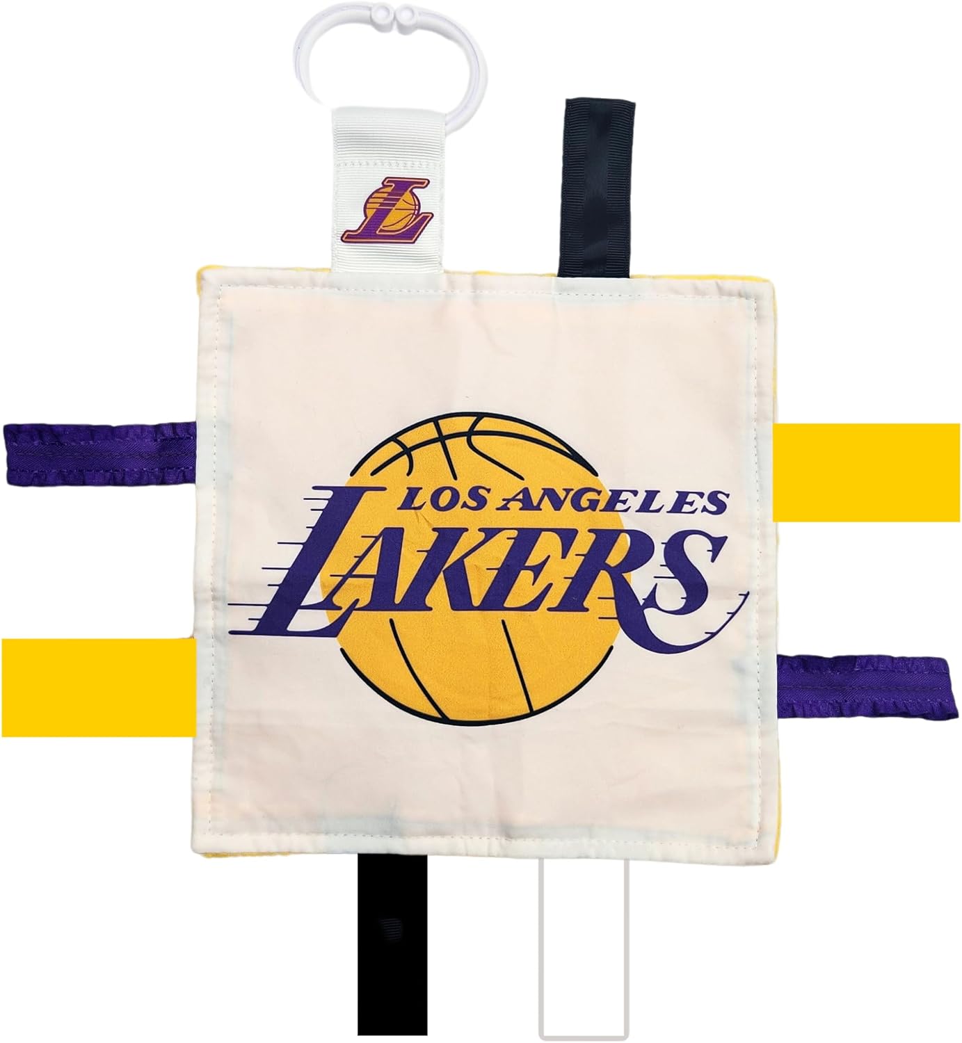 Amazon.com: The Learning Lovey LA Lakers Baby Tag Toy - NBA Basketball ...