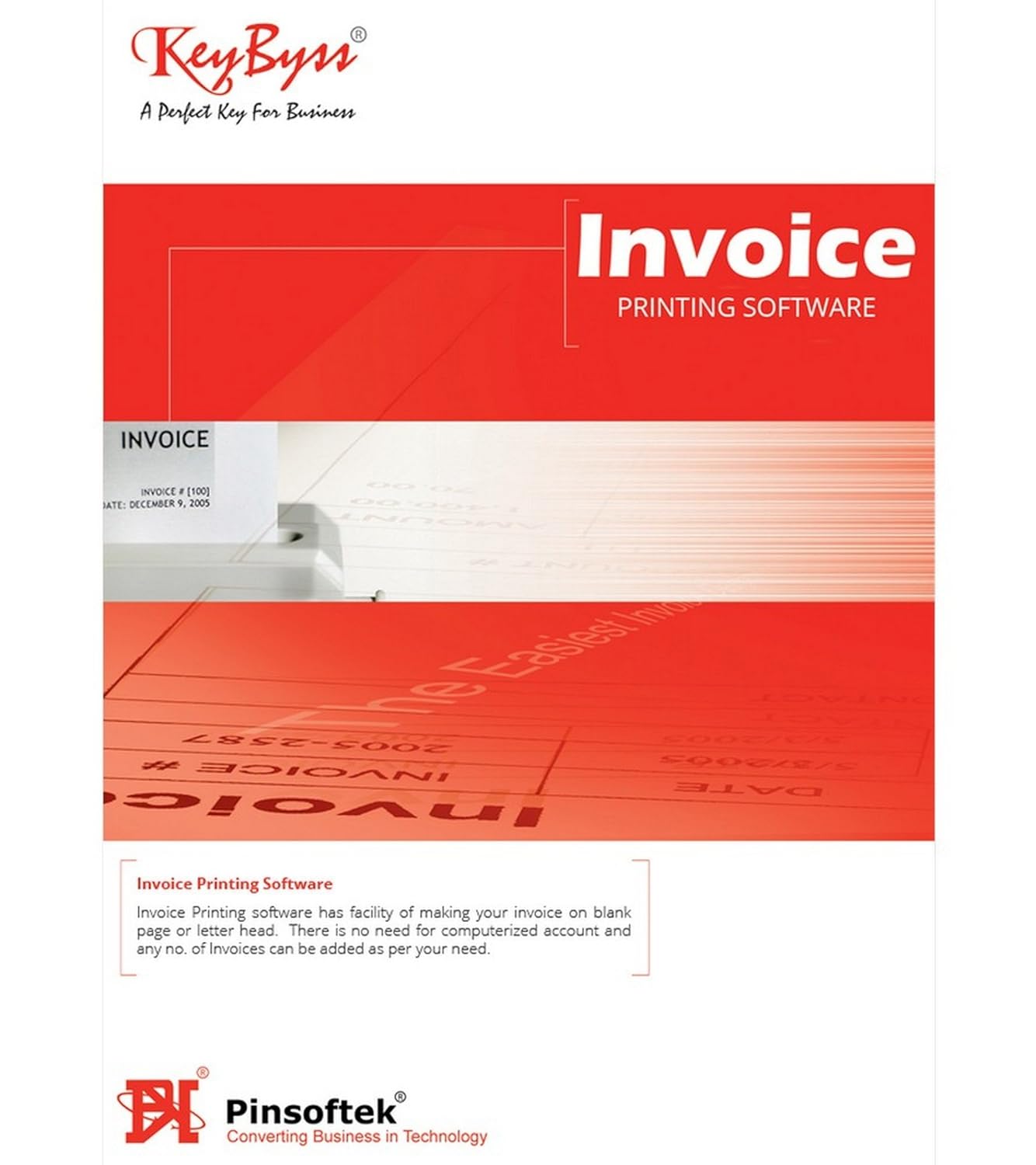 KeyByss Invoice Printing Software GST Ready- 10 Users (CD) : Amazon.in ...