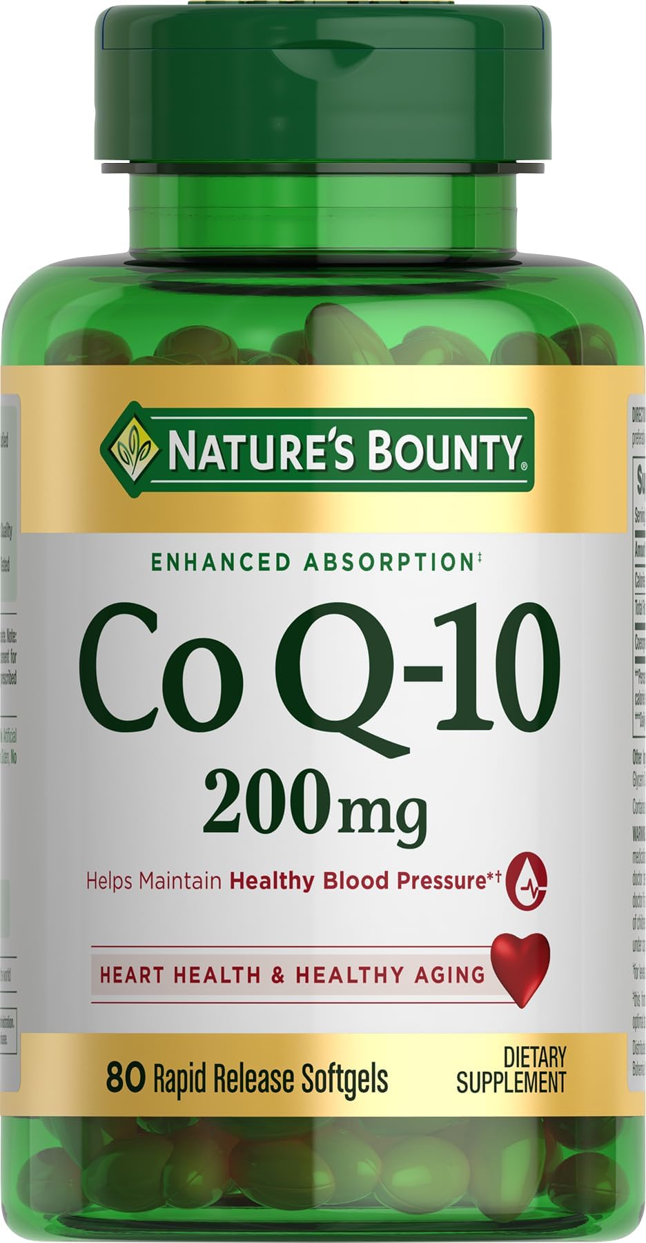 Amazon.com: Nature's Bounty CoQ10, Supports Heart Health, Dietary ...