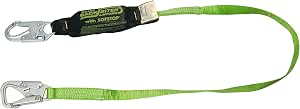 Miller by Honeywell 913B/6FTGN Backbiter Tie Back Lanyard, Green ...