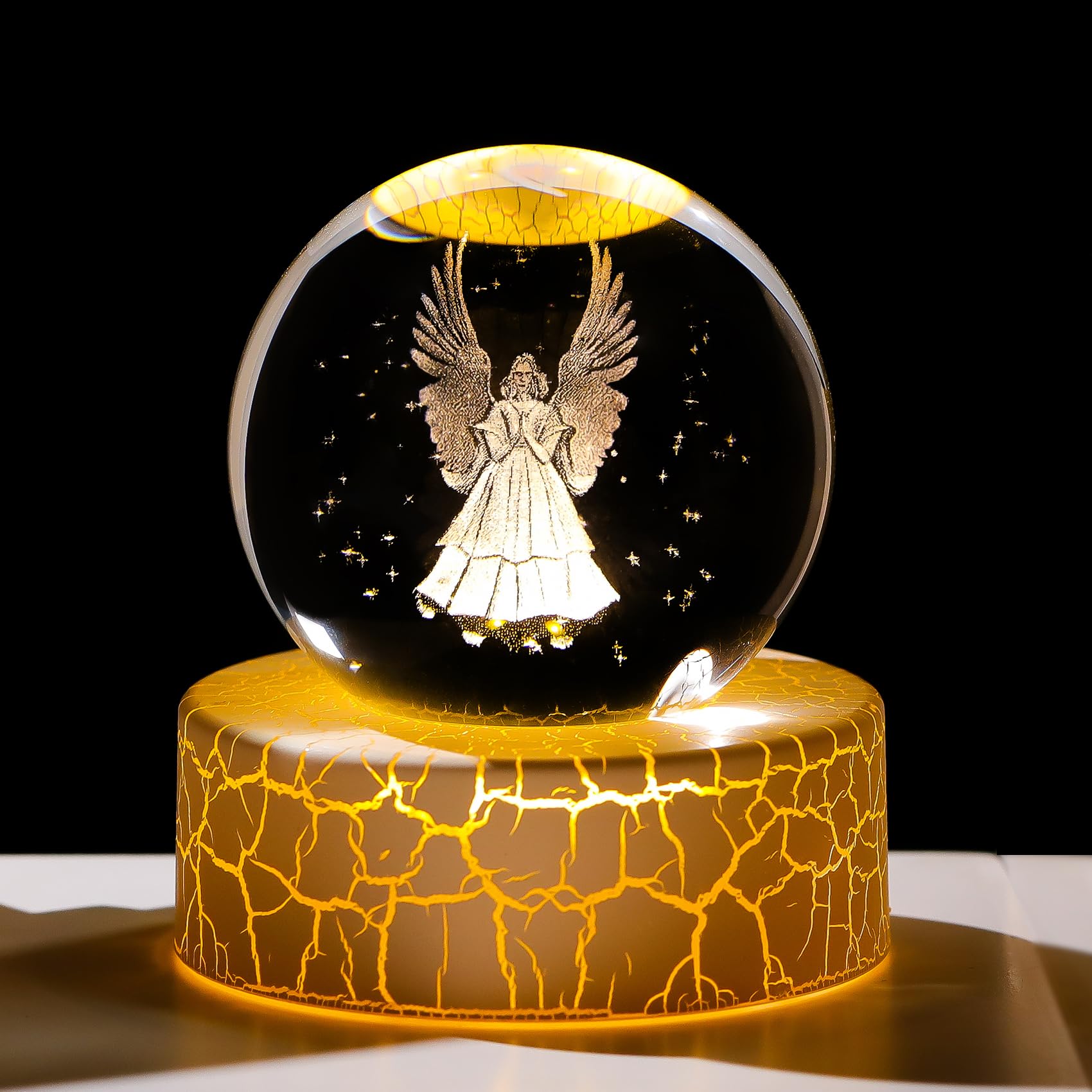 Amazon.com: 2.36in. Miniatured Angels with Wings Birthday Christmas for ...