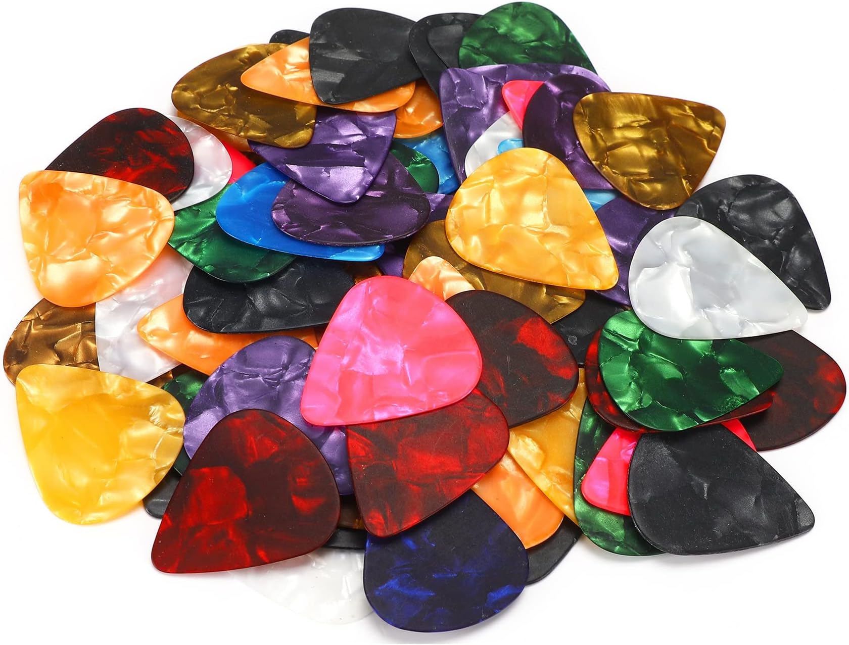 Amazon.com: Guitar Picks Heavy Thick Gauge Assorted Pearl Variety ...