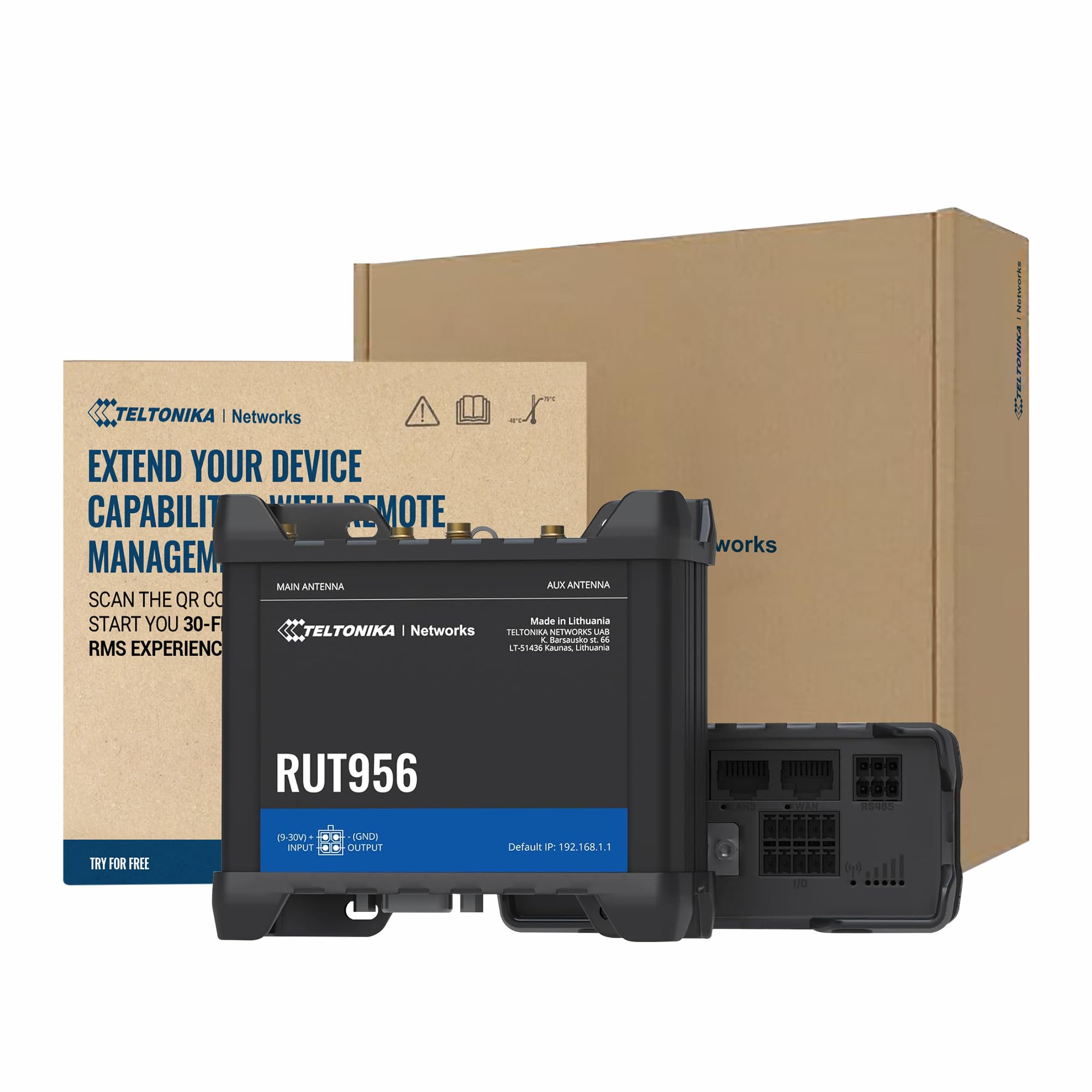 Amazon.com: Teltonika RUT956 Industrial Cellular WiFi Router - 4G LTE ...