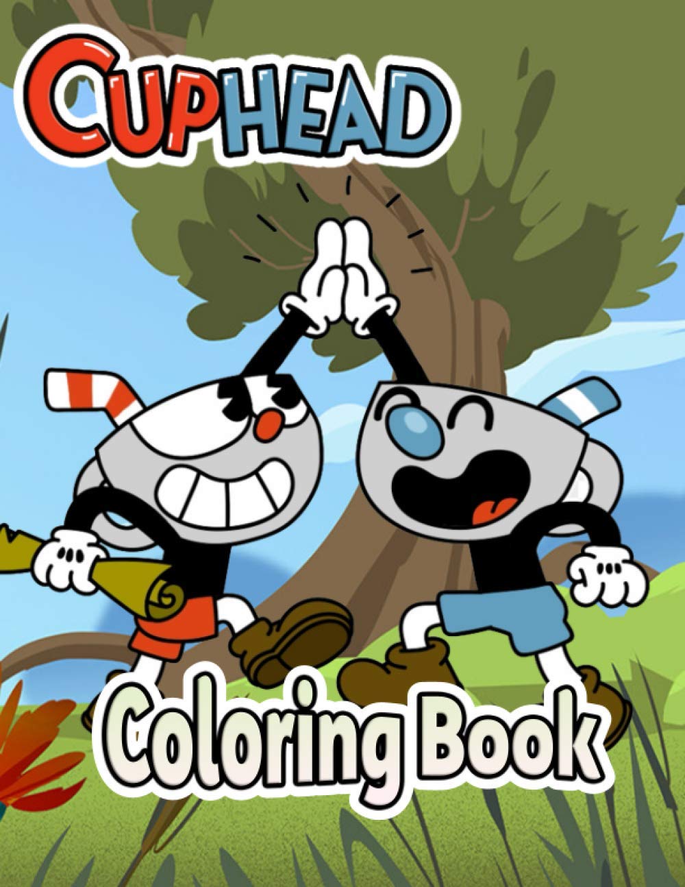 Buy Cuphead Coloring Book: Anxiety Cuphead Coloring Books For Adults ...