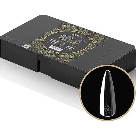 Amazon.com: Apres Nail Gel-X Sculpted Stiletto Long Box of Tips | 600 ...