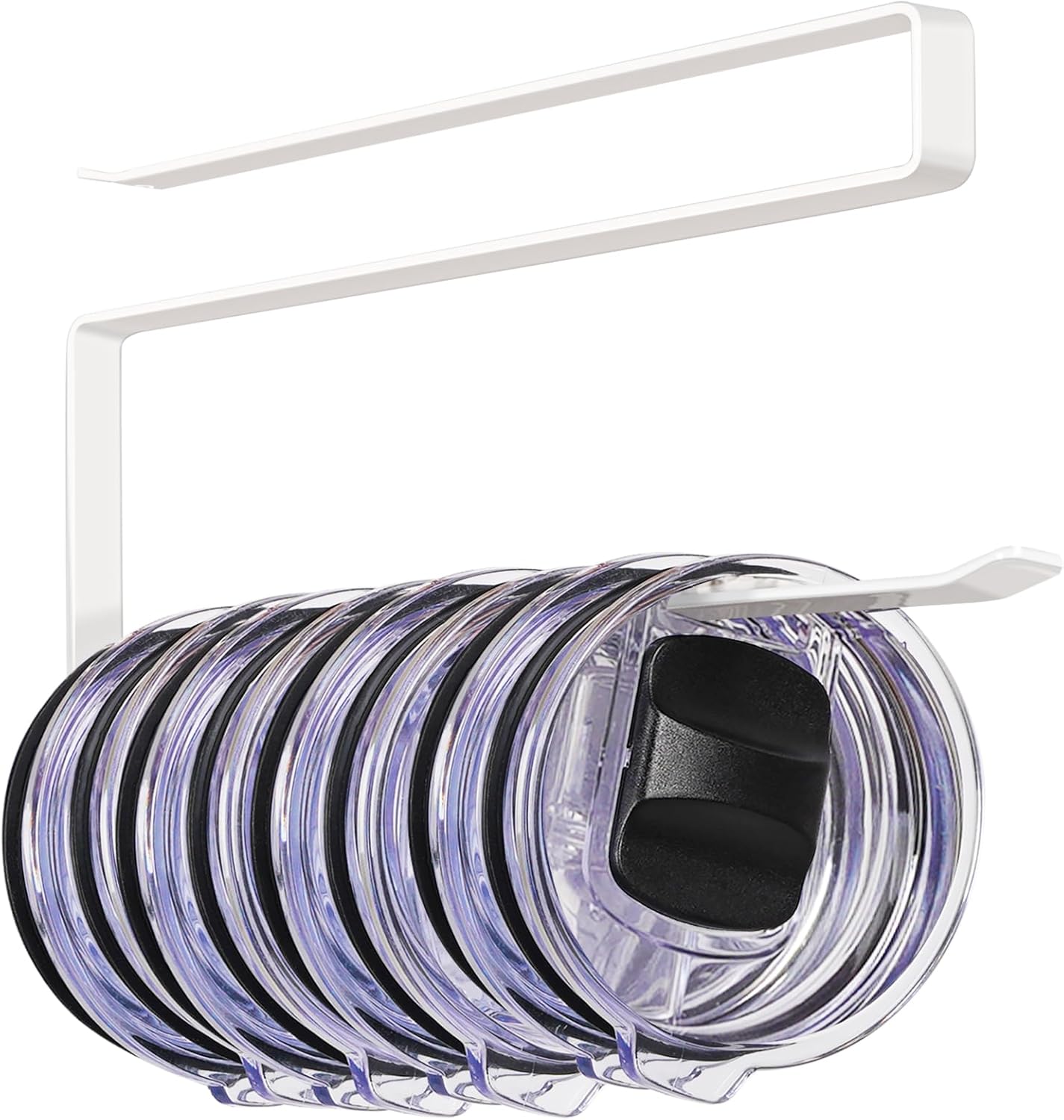 Amazon.com: Tumbler Lid Organizer Under Cabinet, Tumbler Lid Storage ...