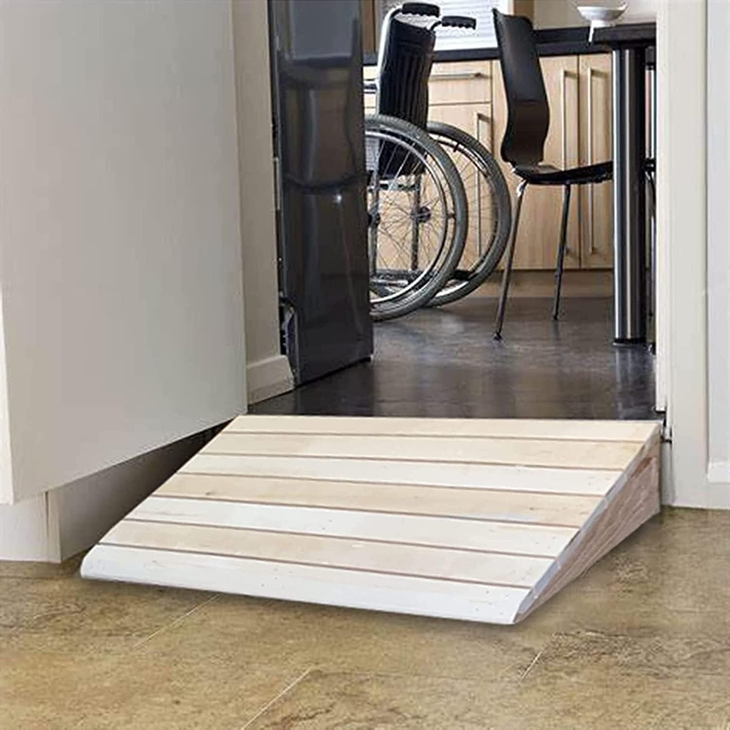 Amazon.com - LUTFI Wheelchair Ramps Wheelchair Ramp Heavy Duty Solid ...