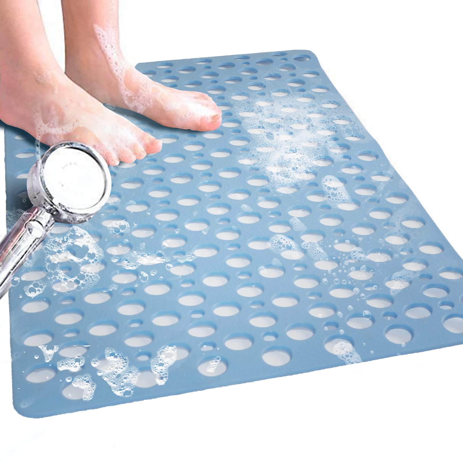 Venuso Square Shower Mats Non Slip Anti Mould, Rubber Anti Slip Bath ...