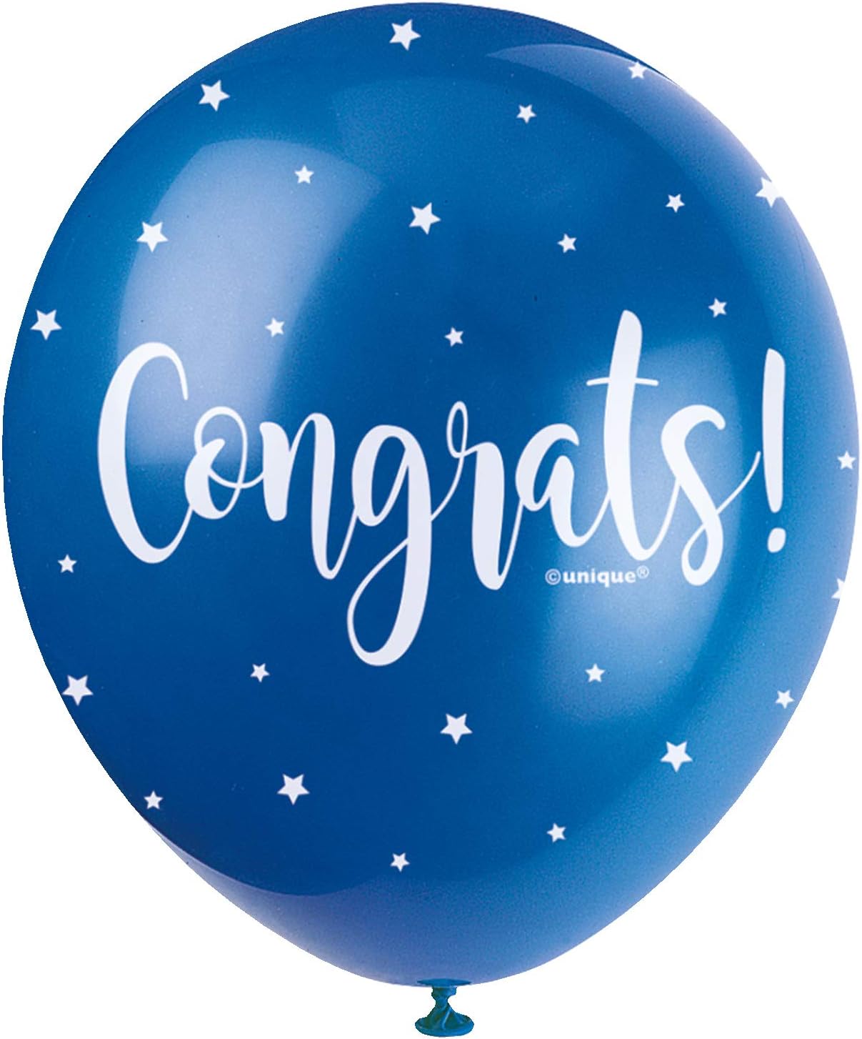 Assorted Color Congrats Latex Balloons (30cm) Pack of 5 - Celebration ...