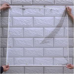 Clear Customizable Waterproof Plastic Sheet for Outdoor Sun and Rain ...