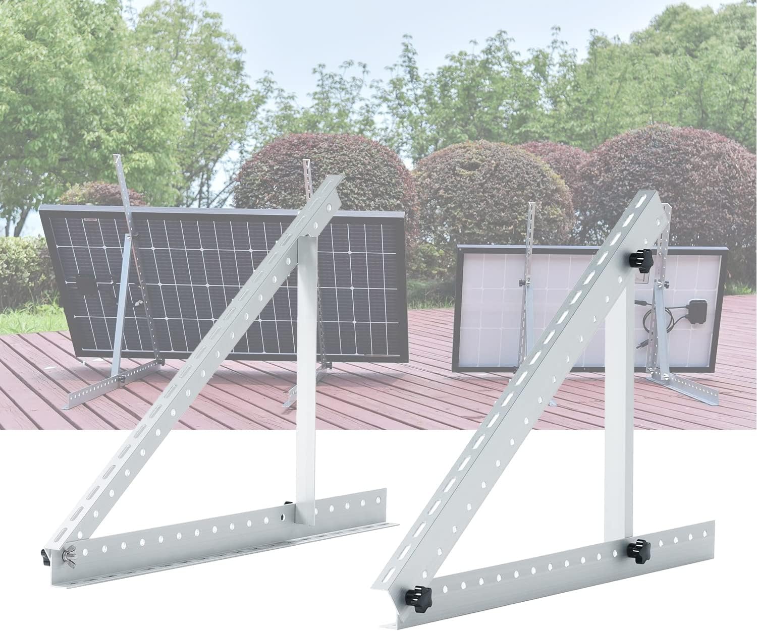 BiiKoon Adjustable Solar Panel Brackets Tilt Solar Panels Mount ...