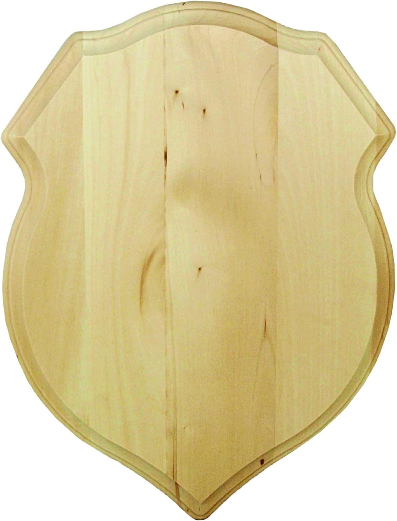 Amazon.com: 3 Pieces Unfinished Wooden Shield Plaque Blank 9 x 12 Inch ...