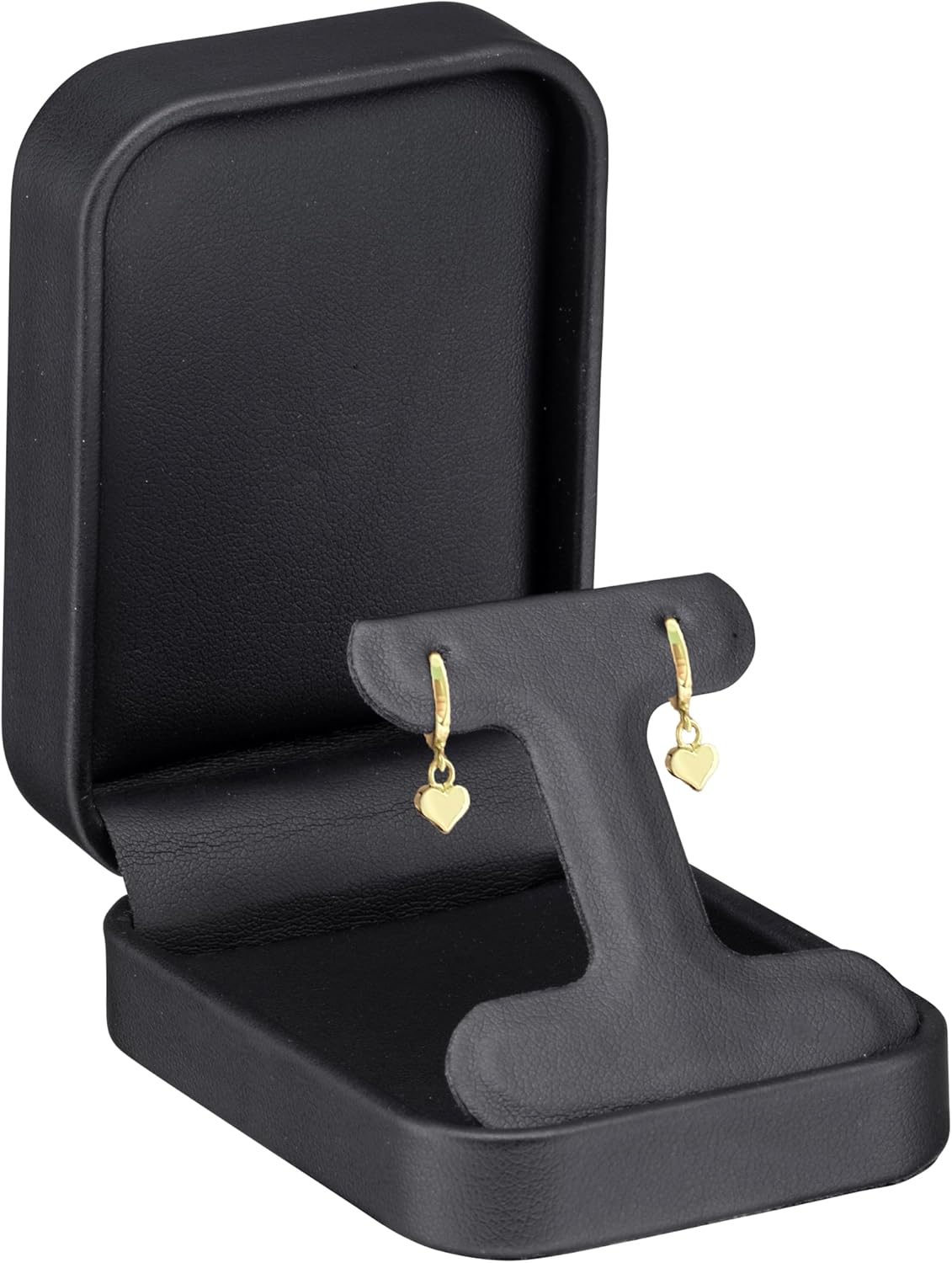 Amazon.com: ALLURE - Rich Leatherette T-Style Earring Box, Premium ...
