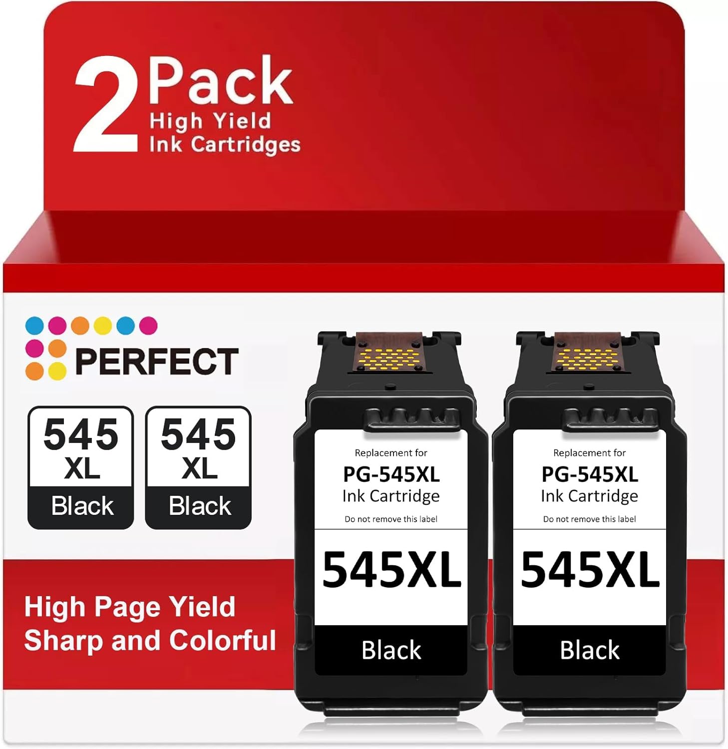 InkSpirit 545 Ink Cartridges, PG-545 545XL Remanufactured for Canon 545 ...