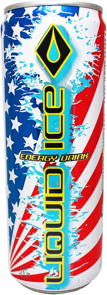 Amazon.com: Liquid Ice Energy Drink Limited America, 12 Ounce, 24 Count ...