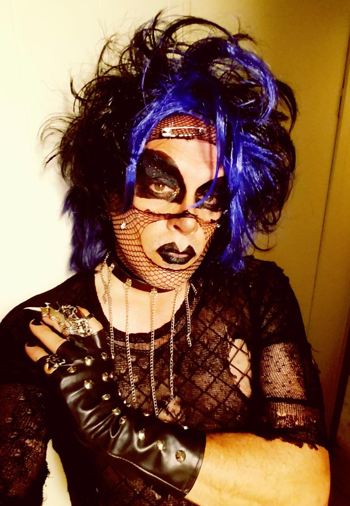 Amazon.com: Rubie's Goth Guy Wig, Black/Blue, One Size : Clothing ...