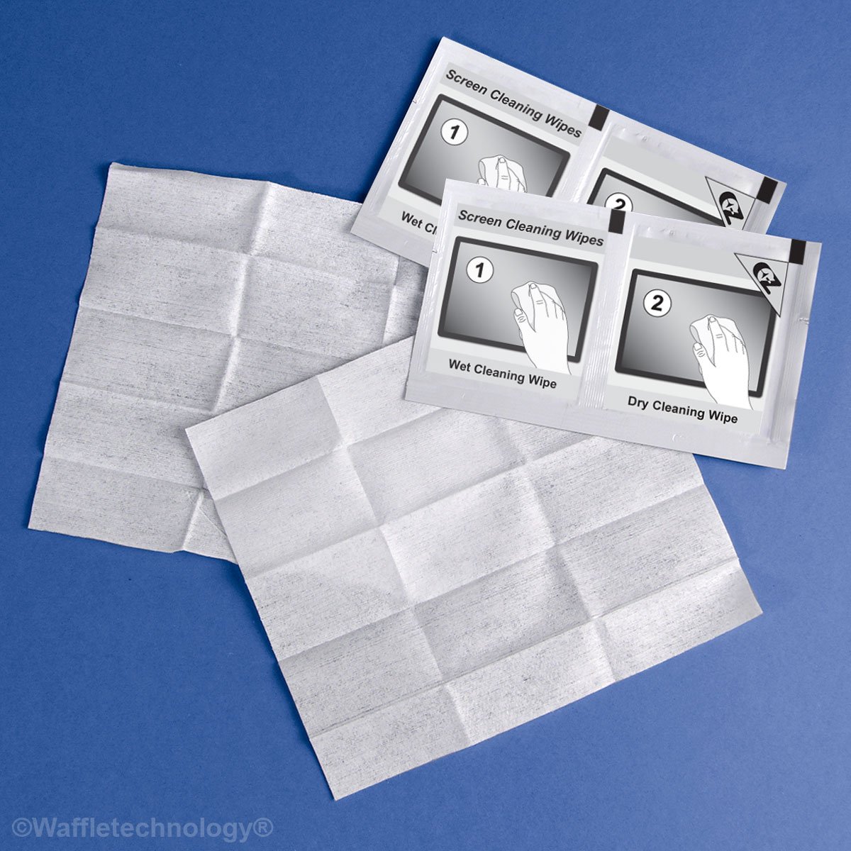 Amazon.com: EZ Screen Wipes - Dual Wet/Dry Solution Wipes (25 wipes ...