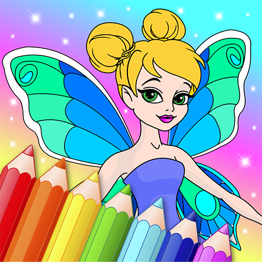Magic Animated Shining Coloring Book For Little Fairies - App on Amazon ...