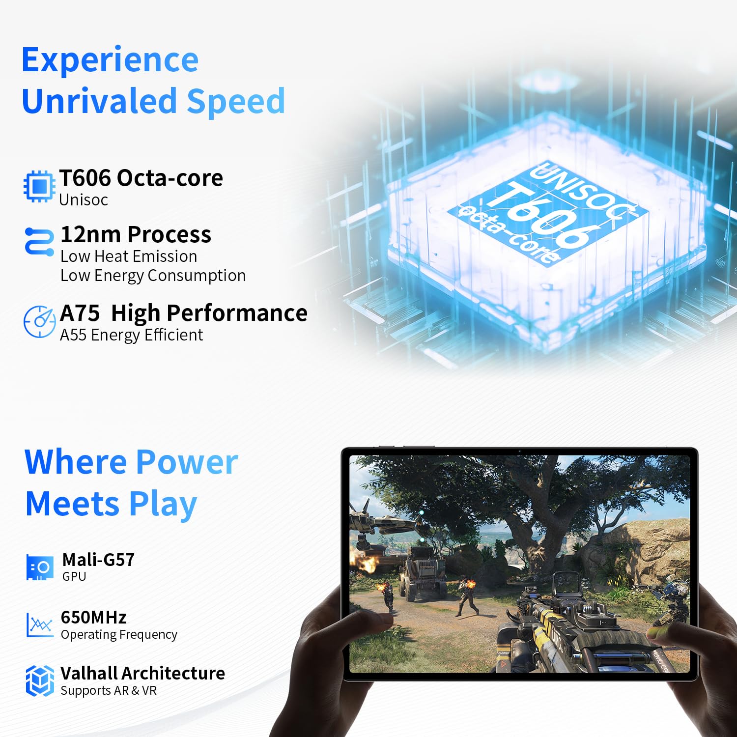 Snapklik.com : Tablet 10.4 Inch Android 13 Tablets, 16GB+128GB 1TB ...