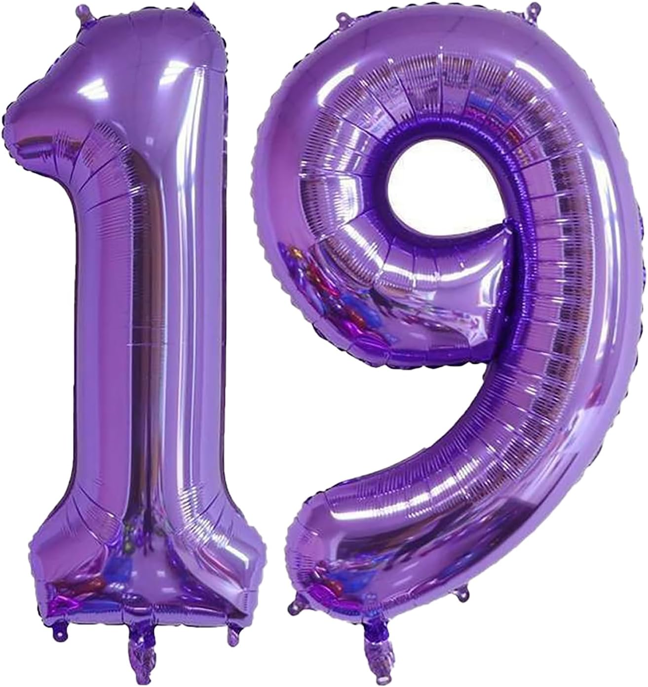 Amazon.com: YFHVJTKO 40 Inch Number 19 Foil Balloons 19 Celebration ...