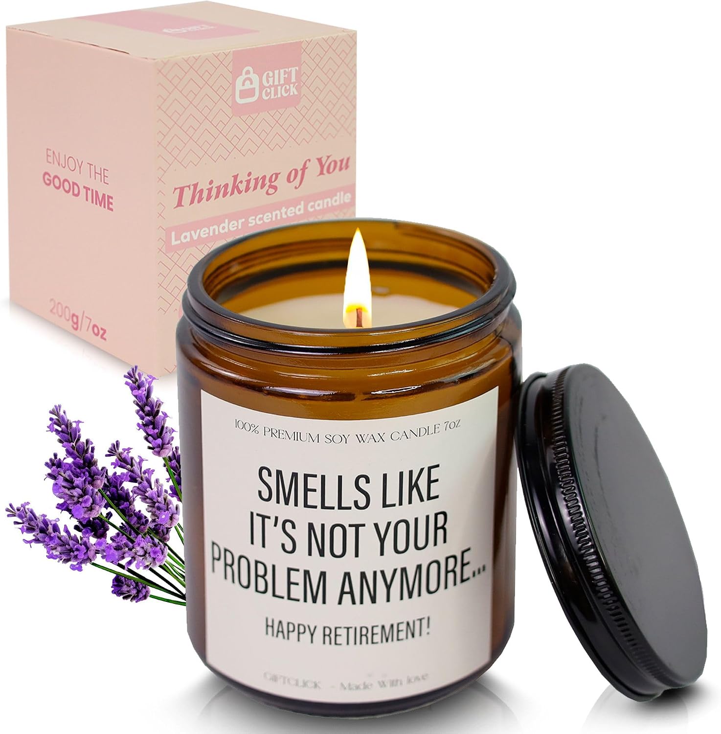 Amazon.com: Retirement Gifts for Women Men 2024,Funny Retirement Candle ...
