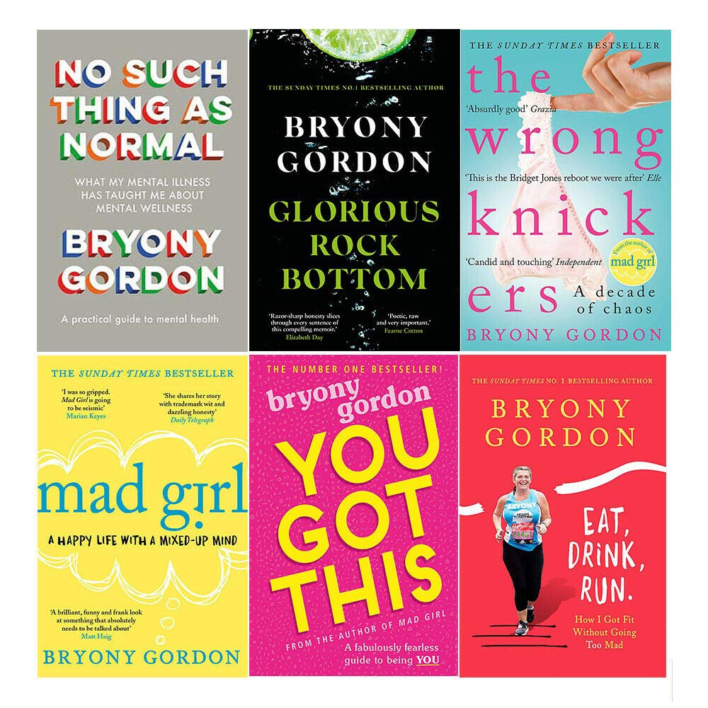 Bryony Gordon 6 Books Collection Set (No Such Thing as Normal, Glorious ...