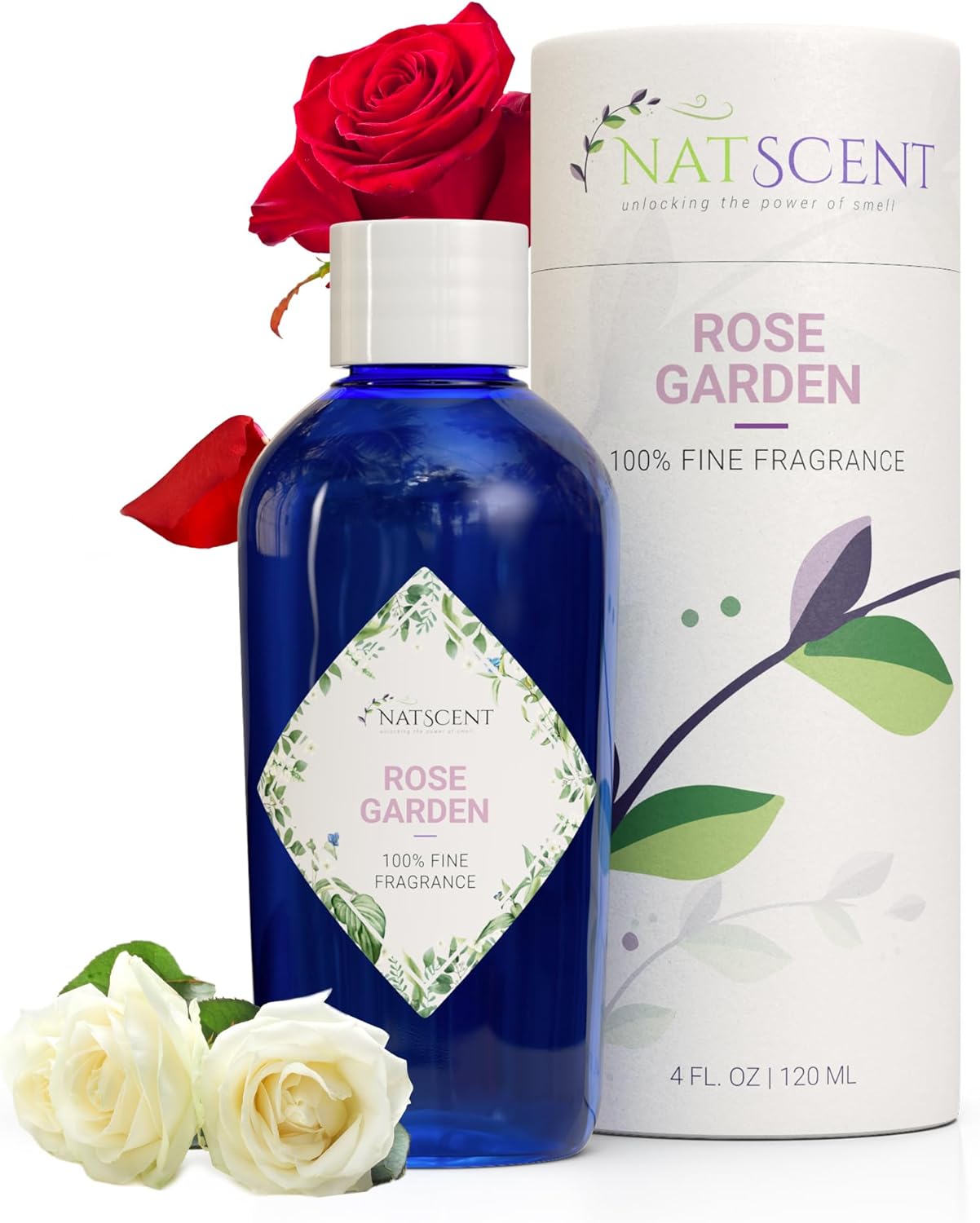 Amazon.com: Natscent Rose Garden Essential Oils for Diffusers for Home ...