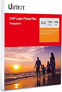 OHP Film Overhead Projector Film - 120 Sheets A4 Laser Jet Printer and ...