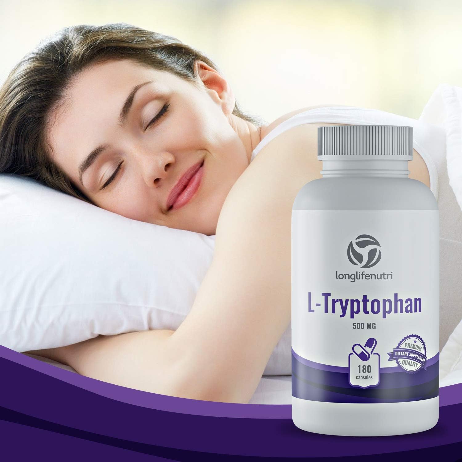 Pure Natural L-Tryptophan Vitamin Supplement - 500mg Philippines | Ubuy