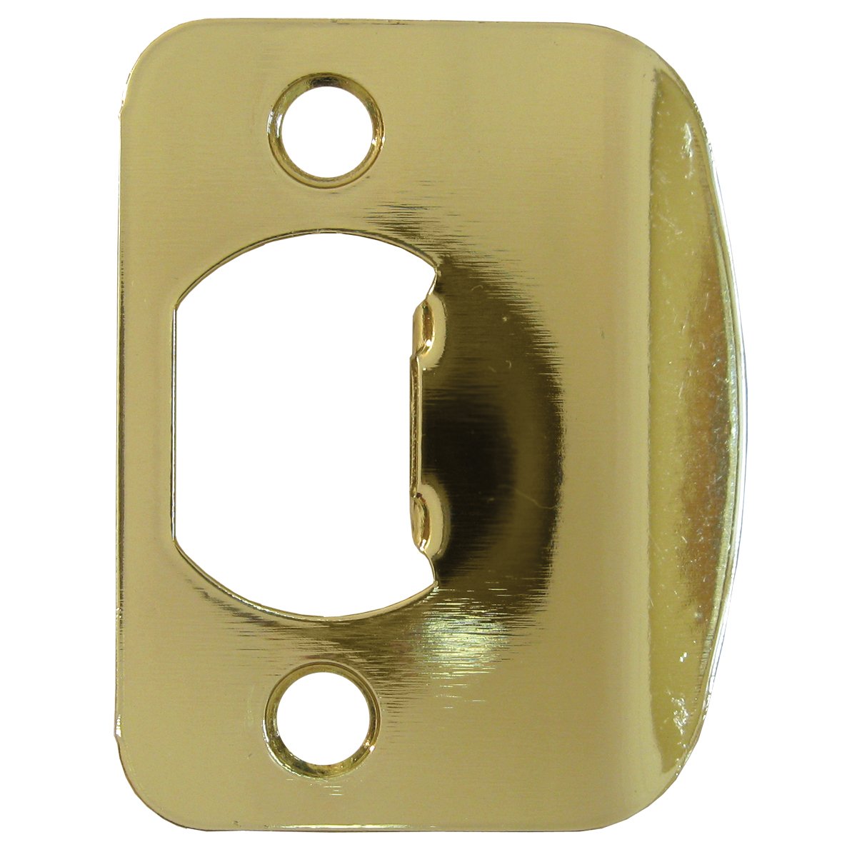 Full Lip 1/4" Round Corner Strike Plate, 2-1/4 Inches, 1-5/8" Center-to ...