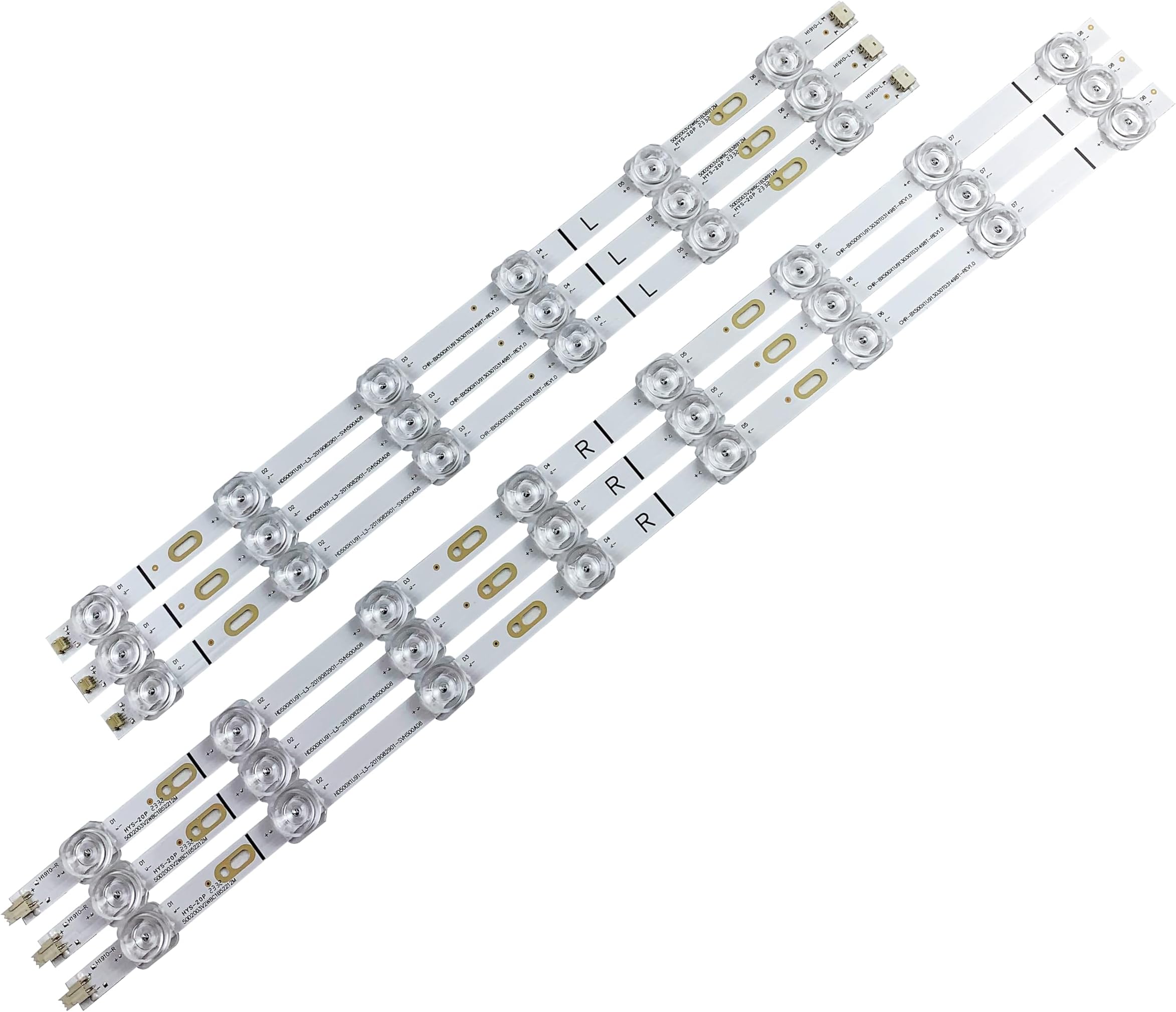 Amazon.com: PANMILED LED Backlight Strips for Hisense 50'' TV 50R6E3 50H6G 50H6510G 50H6570G ...