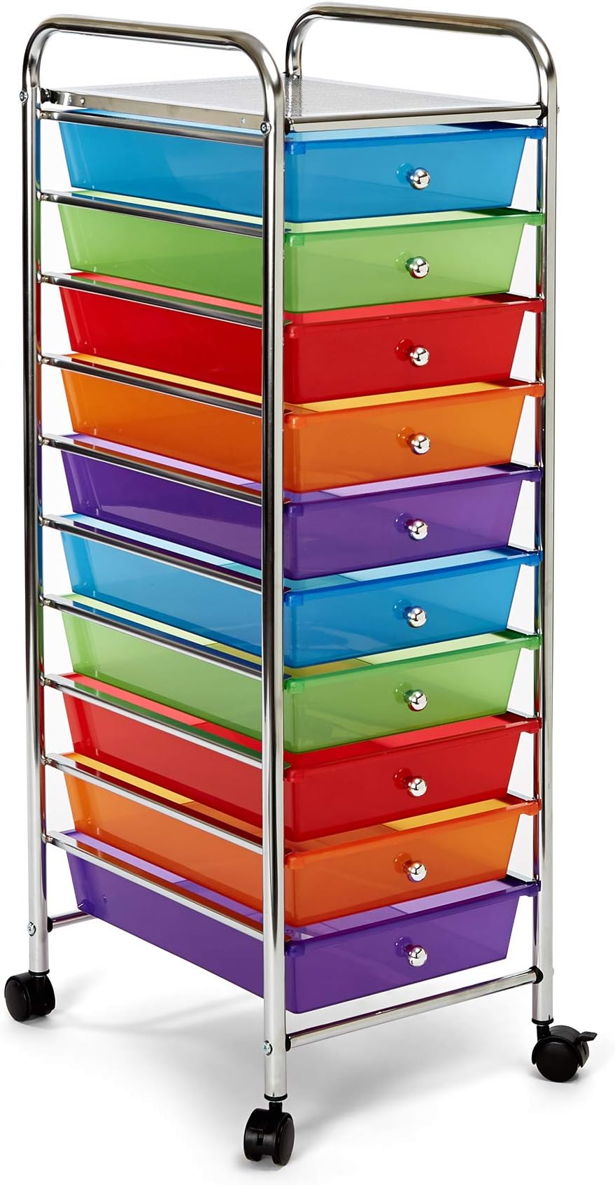 Amazon.com: Seville Classics Rolling Utility Organizer Storage Cart ...