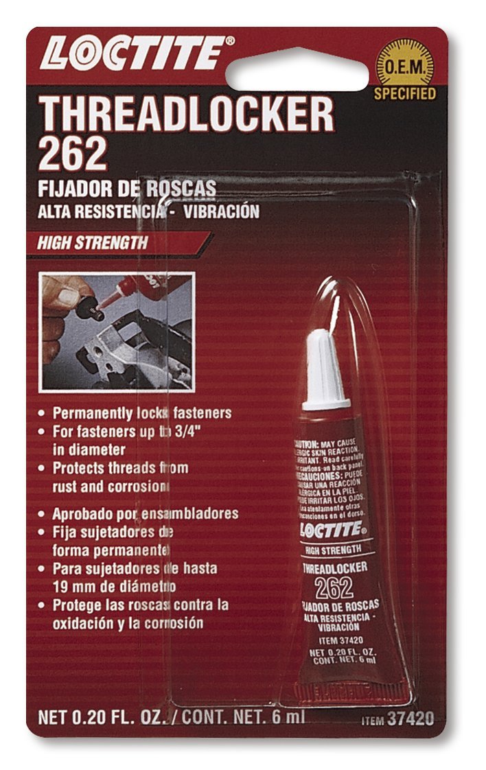 Amazon.com: 12/PACK LOCTITE THREADLOCKER 262 - HIGH STRENGTH RED ...