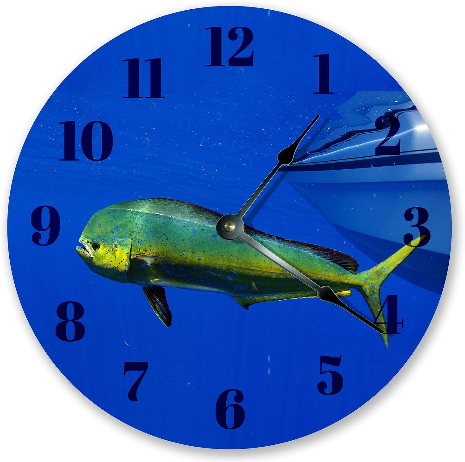 Amazon.com: Sugar Vine Art 10.5" MAHI-MAHI Fish Clock - MAHI Fish Clock ...