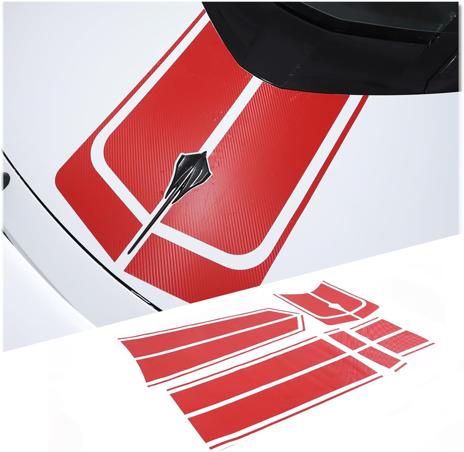 Amazon.com - Full Body Race Stripes Compatible with Chevrolet Corvette ...