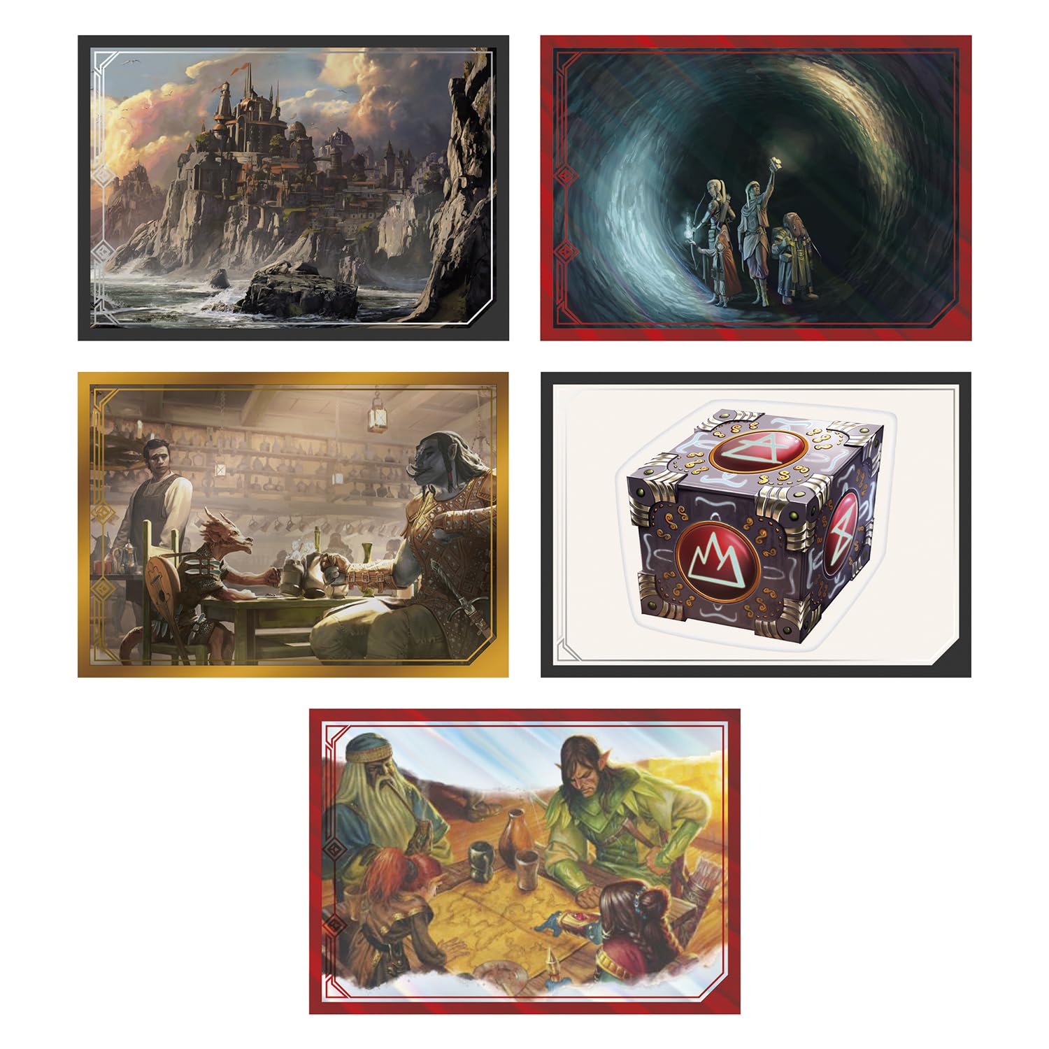 Dnd Merch Chibi Dungeons And Dragons Sticker Pack, Dnd Sticker Set, Dnd ...