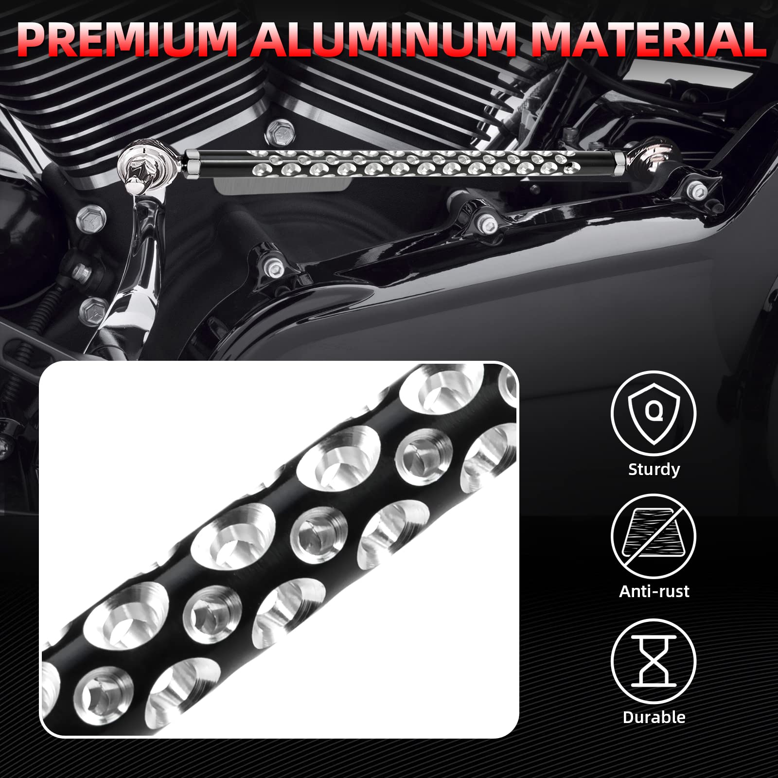 Snapklik.com : Shift Linkage Gear Motorcycle Shifter Linkage Black ...