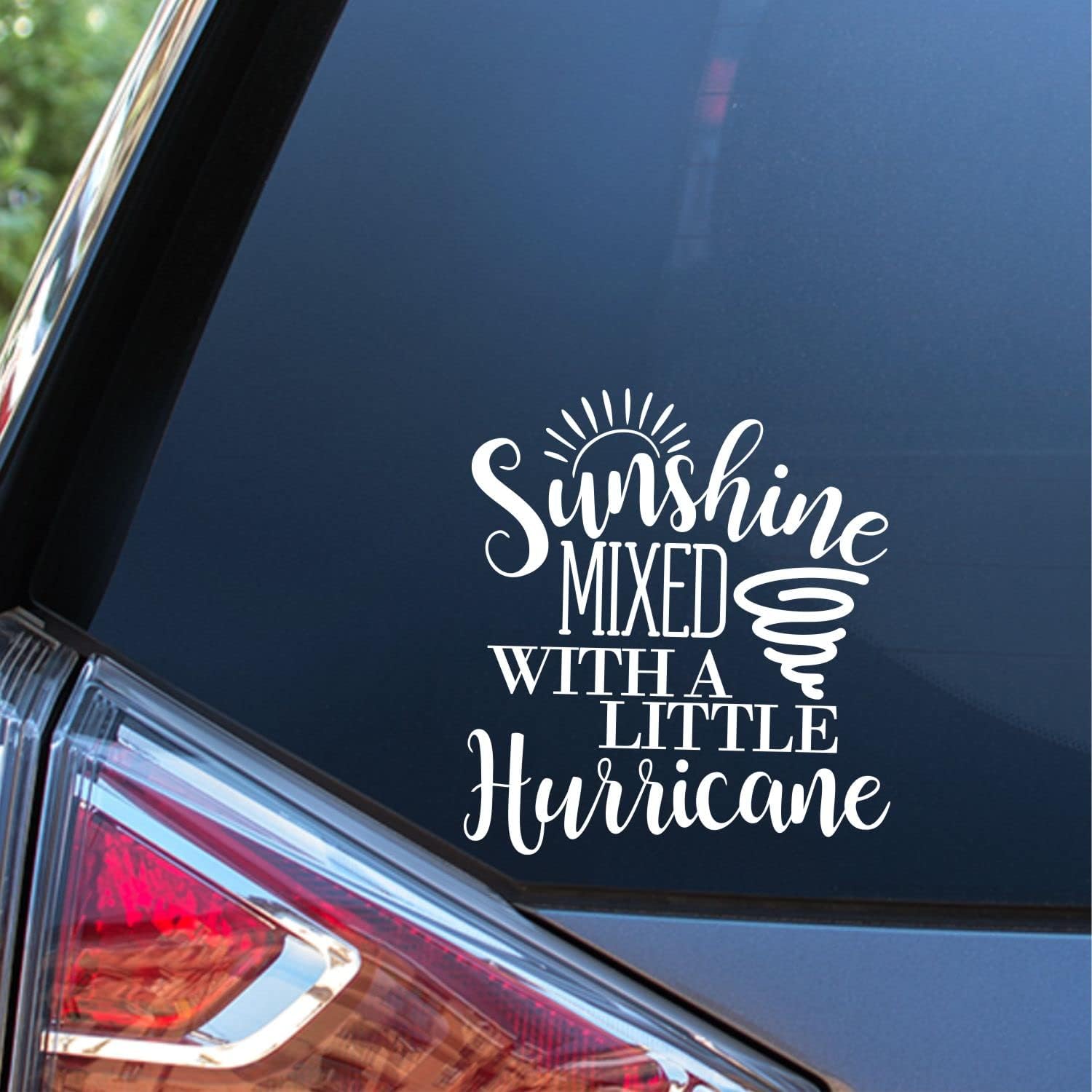 Amazon.com - Sunshine Mixed with A Little Hurricane Vinyl Decal Sticker ...